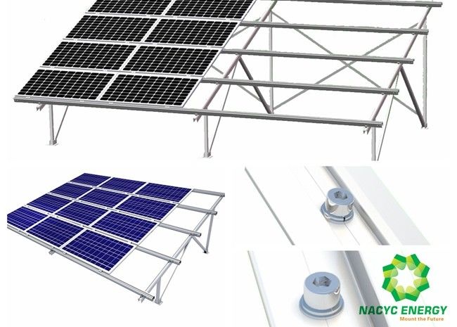 Innovative Design Solar Panel Rail Mounting System , PV Racking System