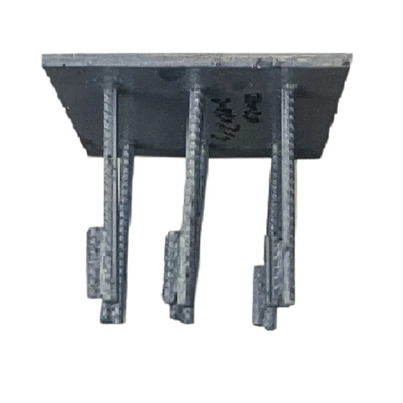 Rectangular Embedment Plate Anodized Embedded Steel Plate Fixing And ...