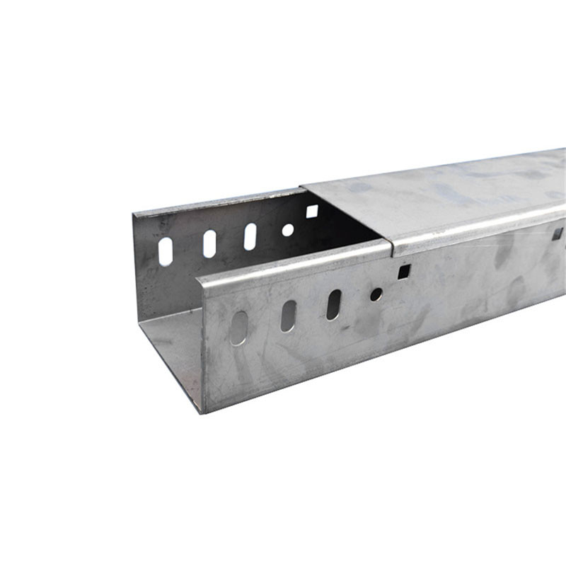 Weatherproof Galvanised Cable Tray 100kg Load 100mm Cable Tray