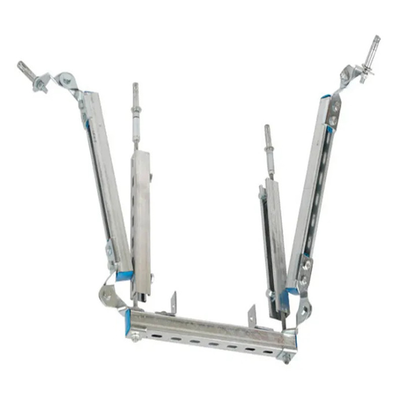 Steel Earthquake Foundation Bracing Seismic Bracket Low Maintenance