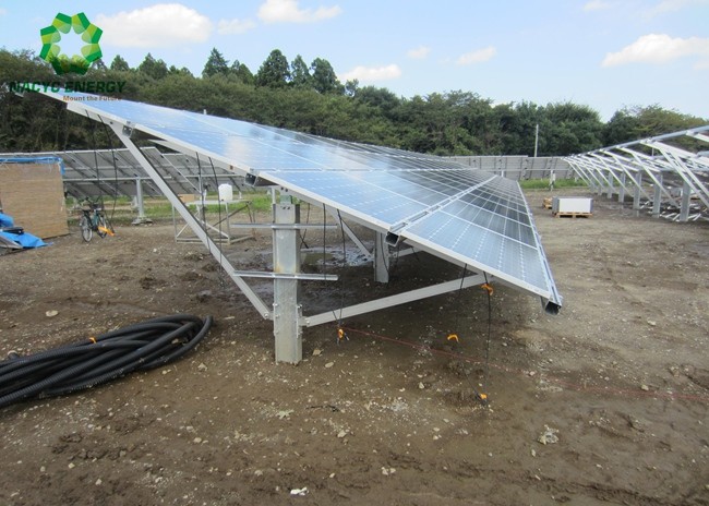 Ground Material Pole Solar Mounting System ,PV Racking System Ground ...